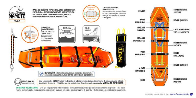 MACA ENVELOPE PARA RESGATE - Bonier - EQUIPAMENTOS DE RESGATE E SEGURANÇAQ