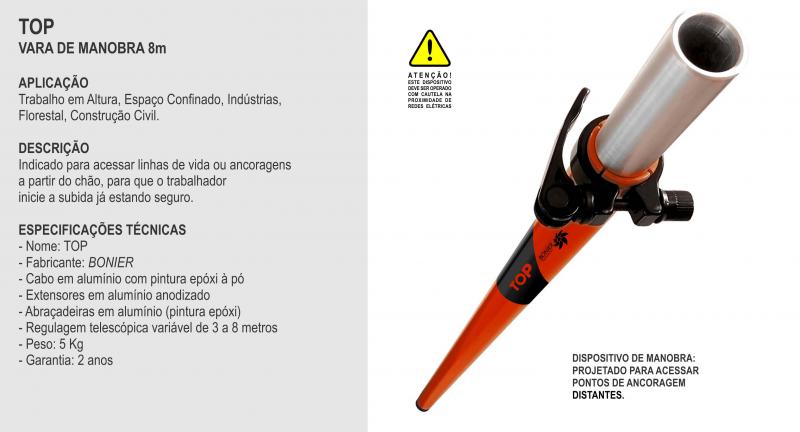 VARA DE MANOBRA PARA ANCORAGEM - Bonier - EQUIPAMENTOS DE RESGATE E ...